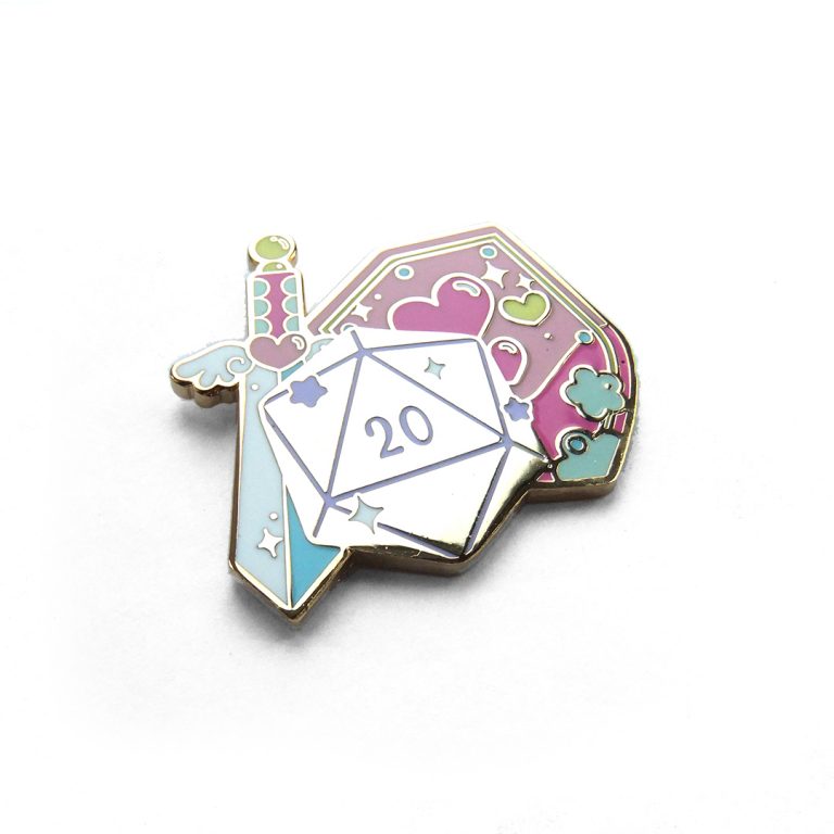 Pan Axolotl Pin - Stami Studios