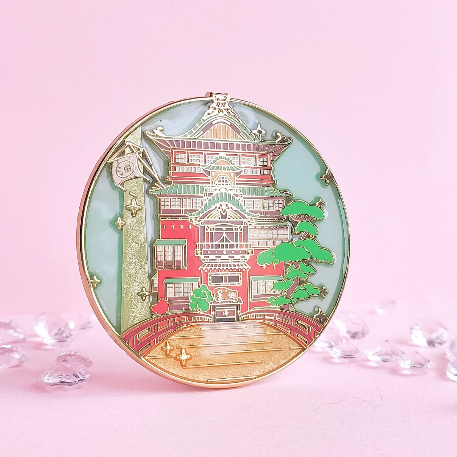 Bath House Original Pin - Stami Studios