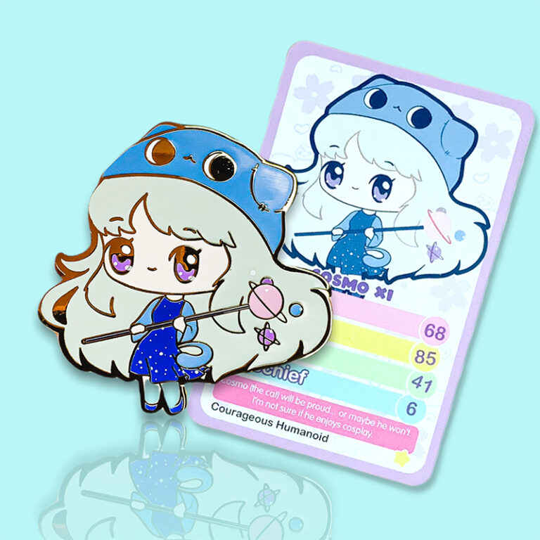 Cosmo Xi Pin & Trading Card - Stami Studios
