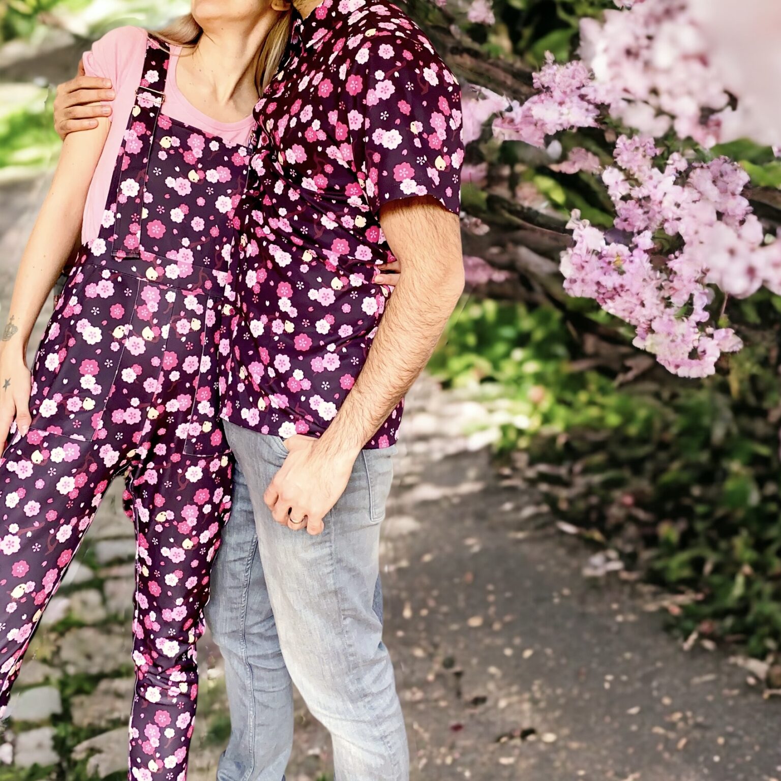 Cherry Blossom Overalls - Stami Studios