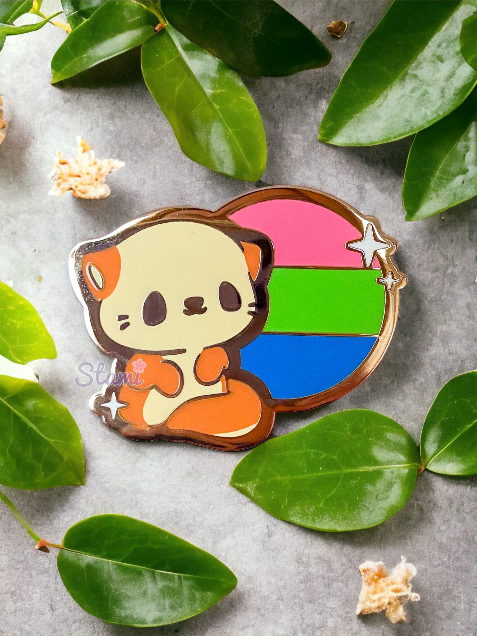 Poly Otter Pin - Stami Studios