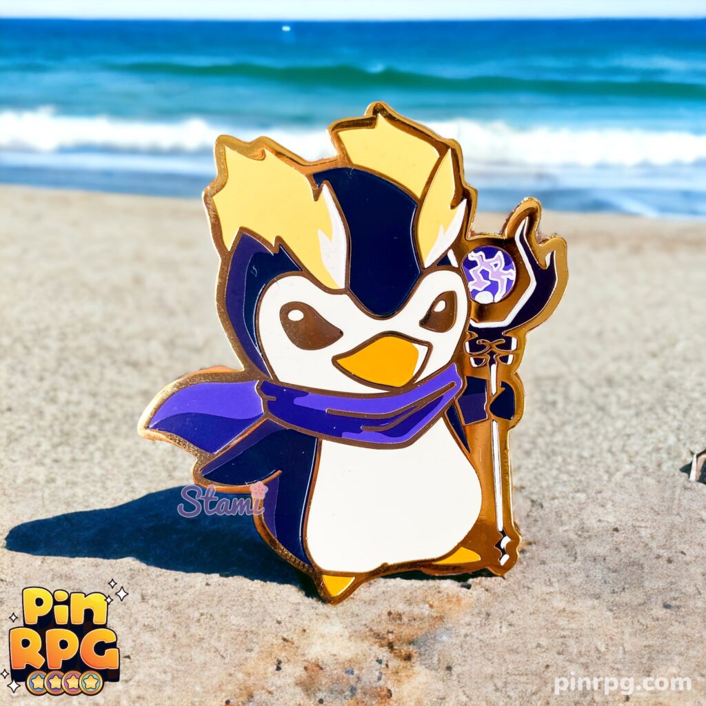 Warlock Penguin Pin - Stami Studios
