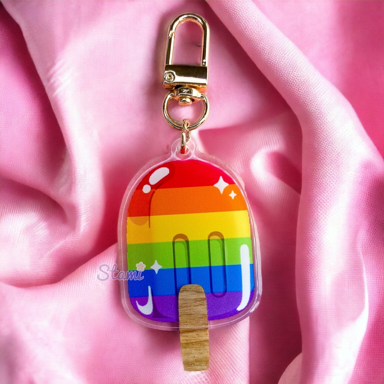 LGBTQ+ Popsicle Keychain - Stami Studios