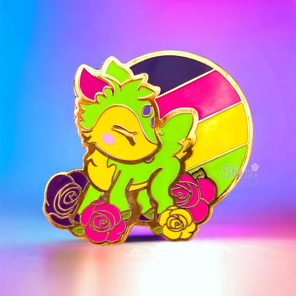 Sapphic Deer Pin - Stami Studios