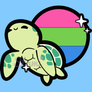 Poly Turtle Pin - Stami Studios