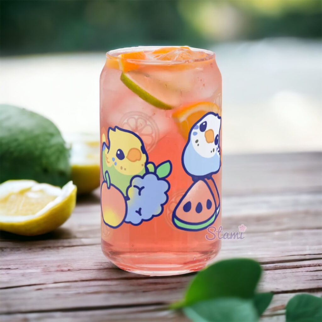 Tweety-Fruity Chiclit Glass - Stami Studios