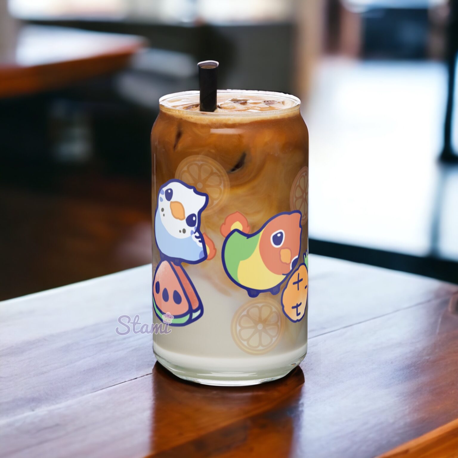 Tweety-Fruity Chiclit Glass - Stami Studios