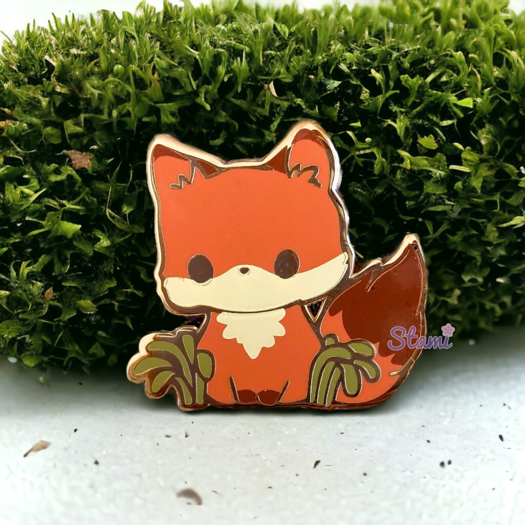 Fox Woodland Collection Pin - Stami Studios