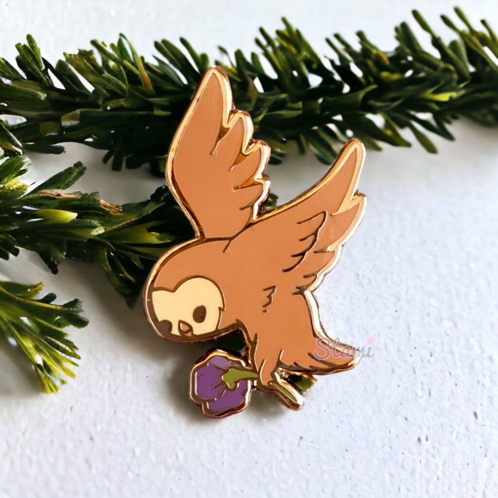 Owl Woodland Collection Pin - Stami Studios