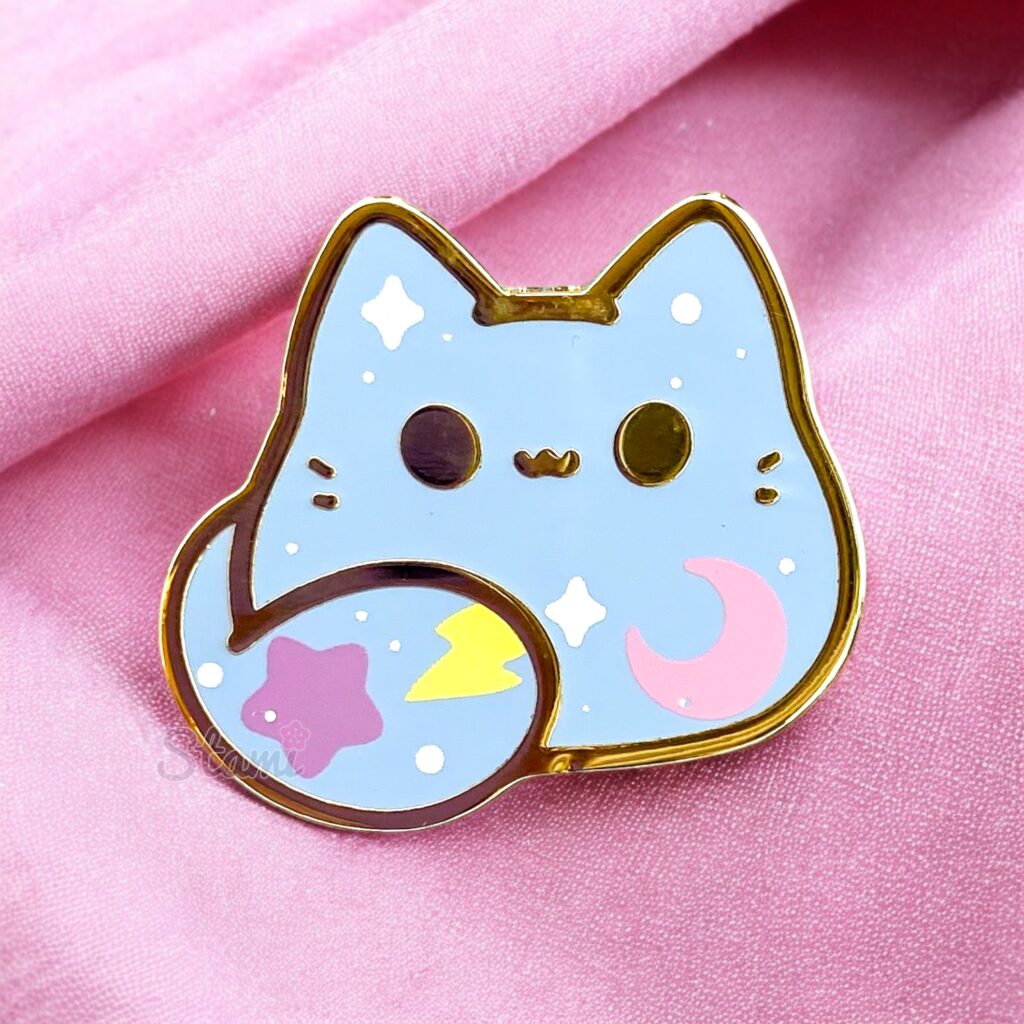 Cosmo Kitty Bean Pin - Stami Studios